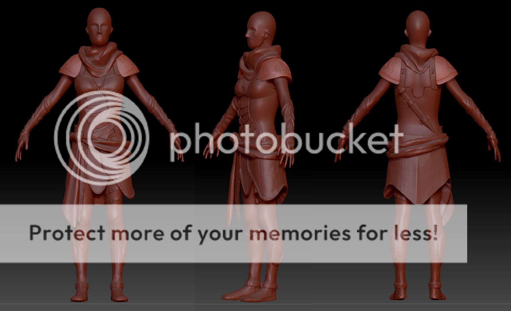 Fantasy Assassin WIP — polycount